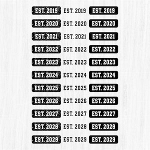 2019 - 2029 Png Bundle, Est. 2019 2020 2021 2022 2023 2024 2025 2026 ...