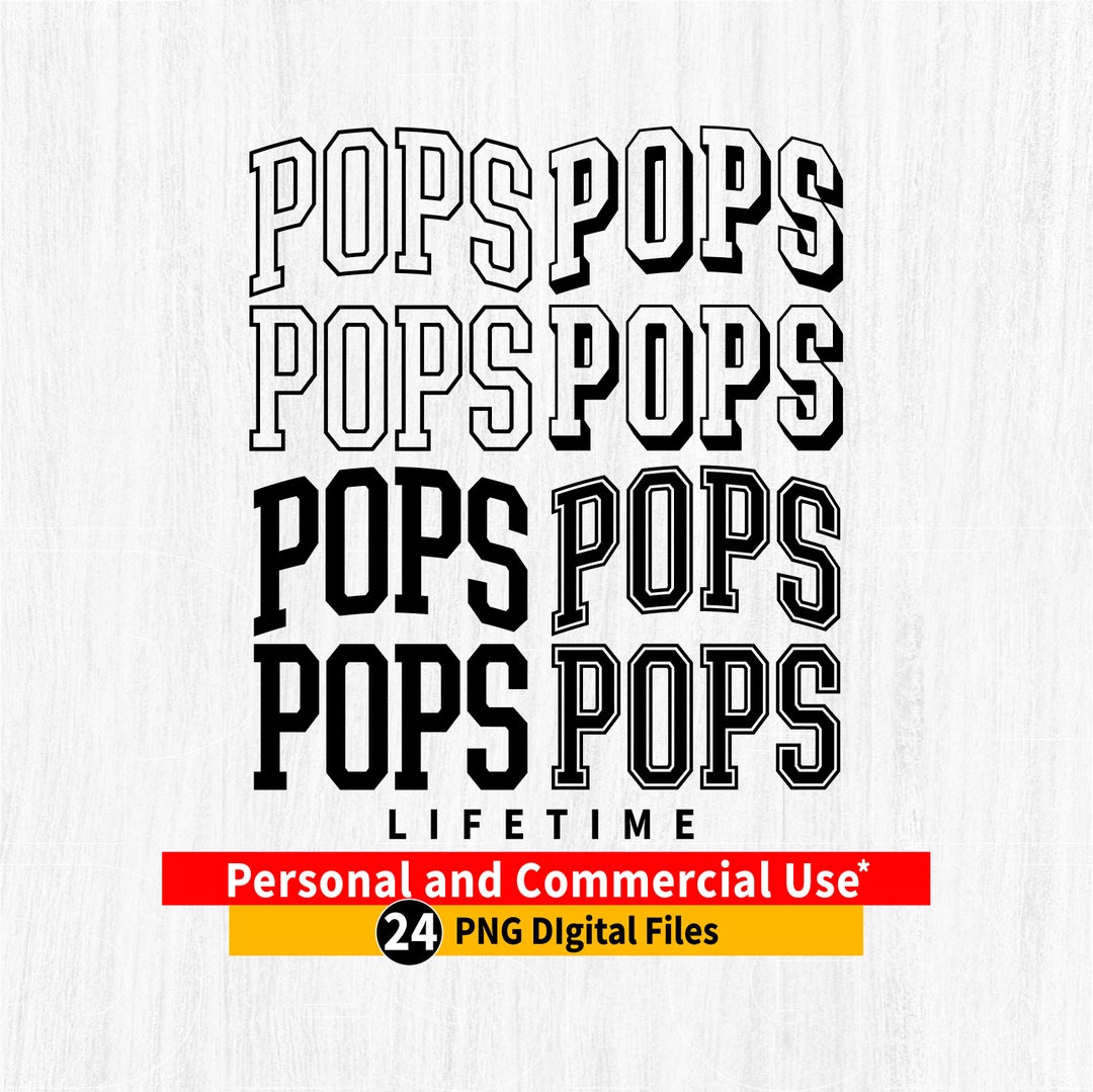 POPS Varsity PNG Bundle, Cricut Cut File (digital Download) - Etsy