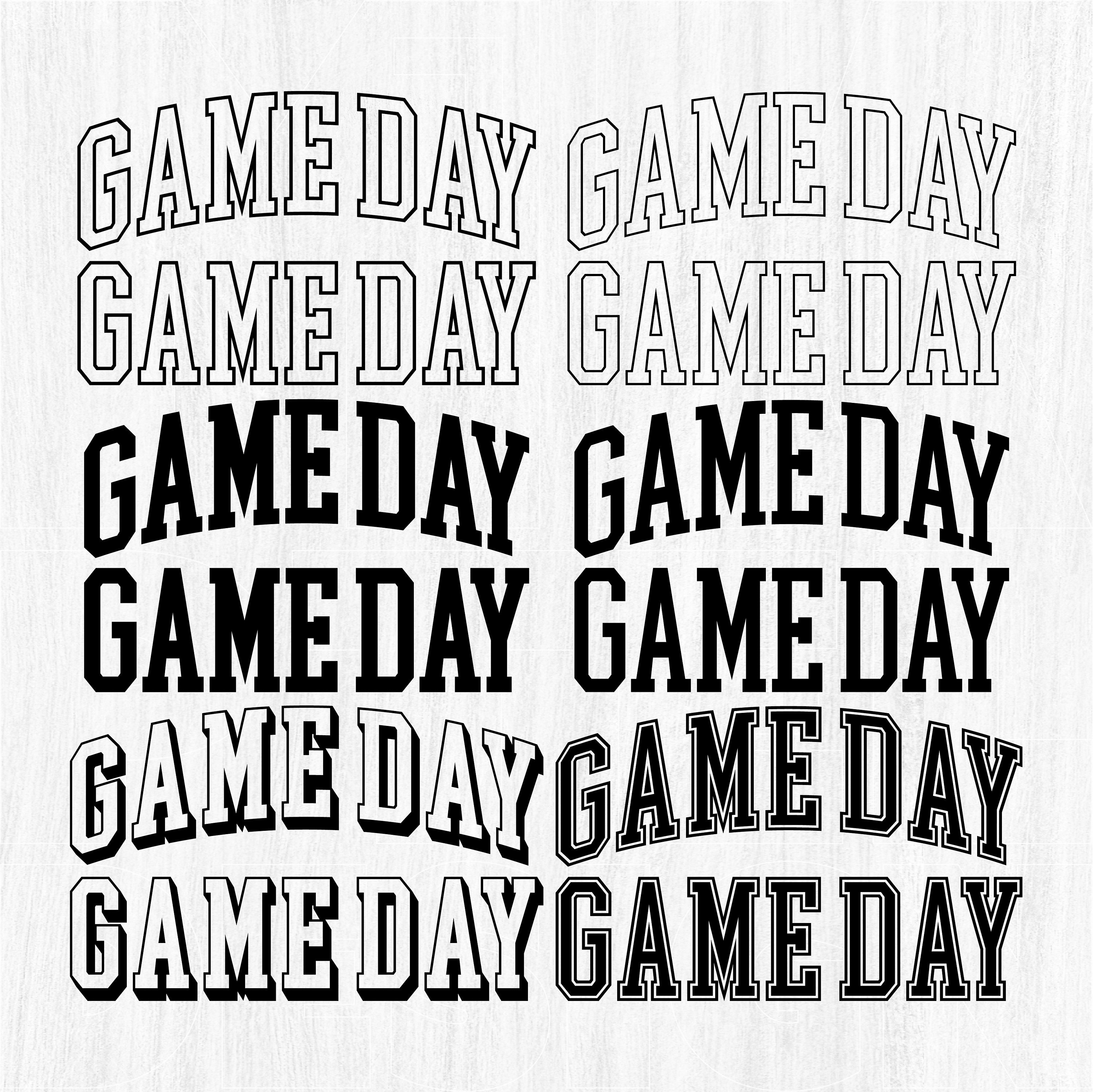 Game Day Png, Game Day Varsity Png Bundle, Game Day Png Bundle, Game ...