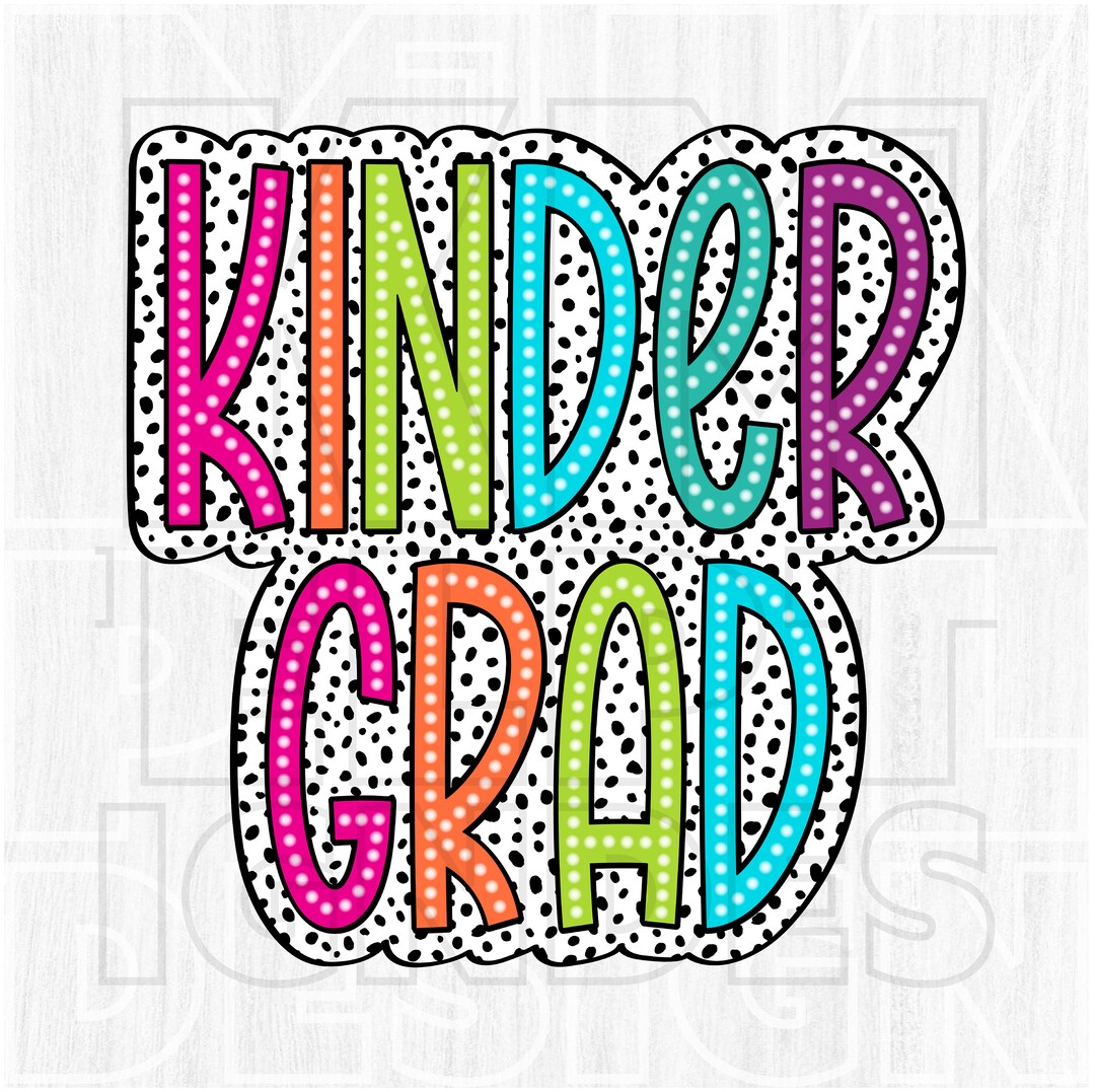 Kinder Grad Png, Colorful, Dalmatian Dots, Mascot, Team Sprit, School ...