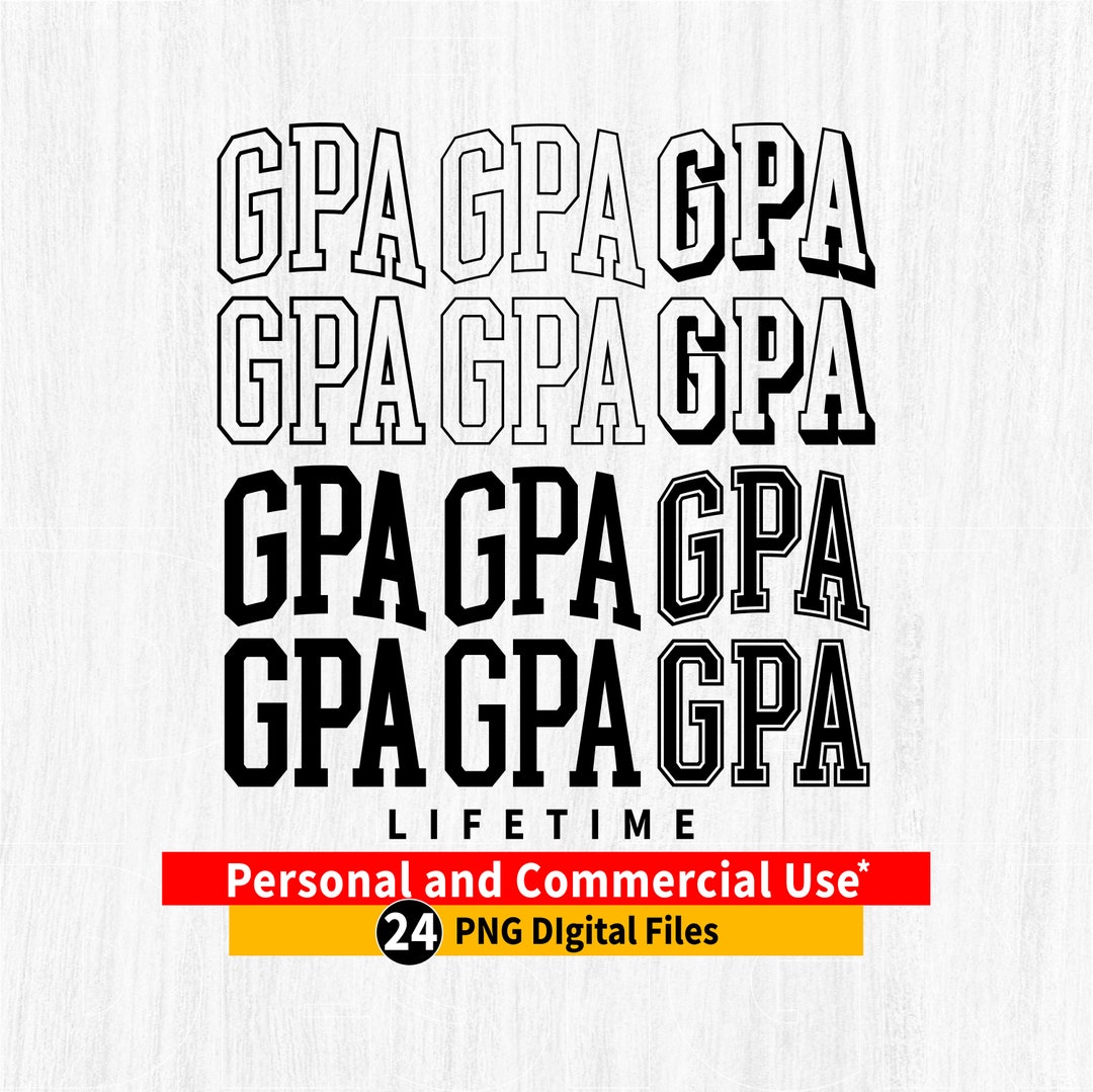GPA Png, GPA Varsity Png Bundle, Gpa Arched Outline, Gpa Varsity Arched ...