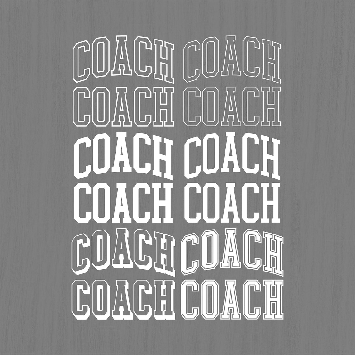 COACH Png, Coach Varsity Png Bundle, Coach Varsity Arched Png, Coach ...