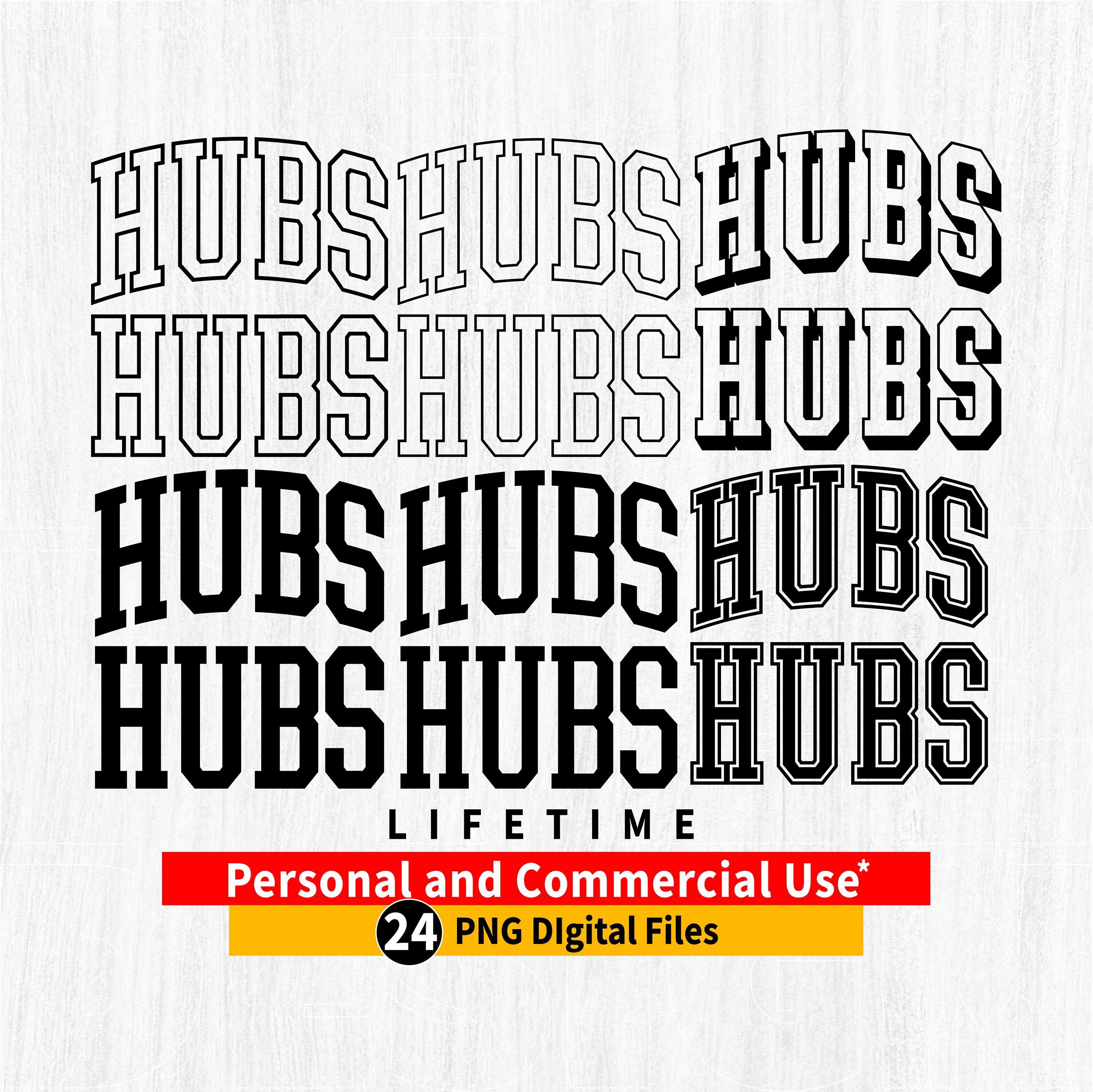 HUBS Png, Hubs Varsity Png Bundle, Hubs Arched Outline, Hubs Varsity Arched Png, Hubs Cricut Cut ...