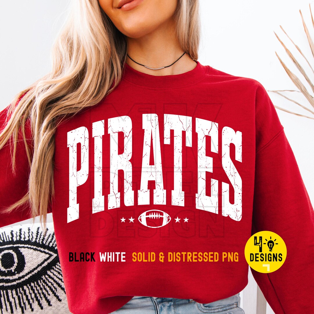 Trendy Pirates Mascot PNG, Cheer Design (digital File) - Etsy