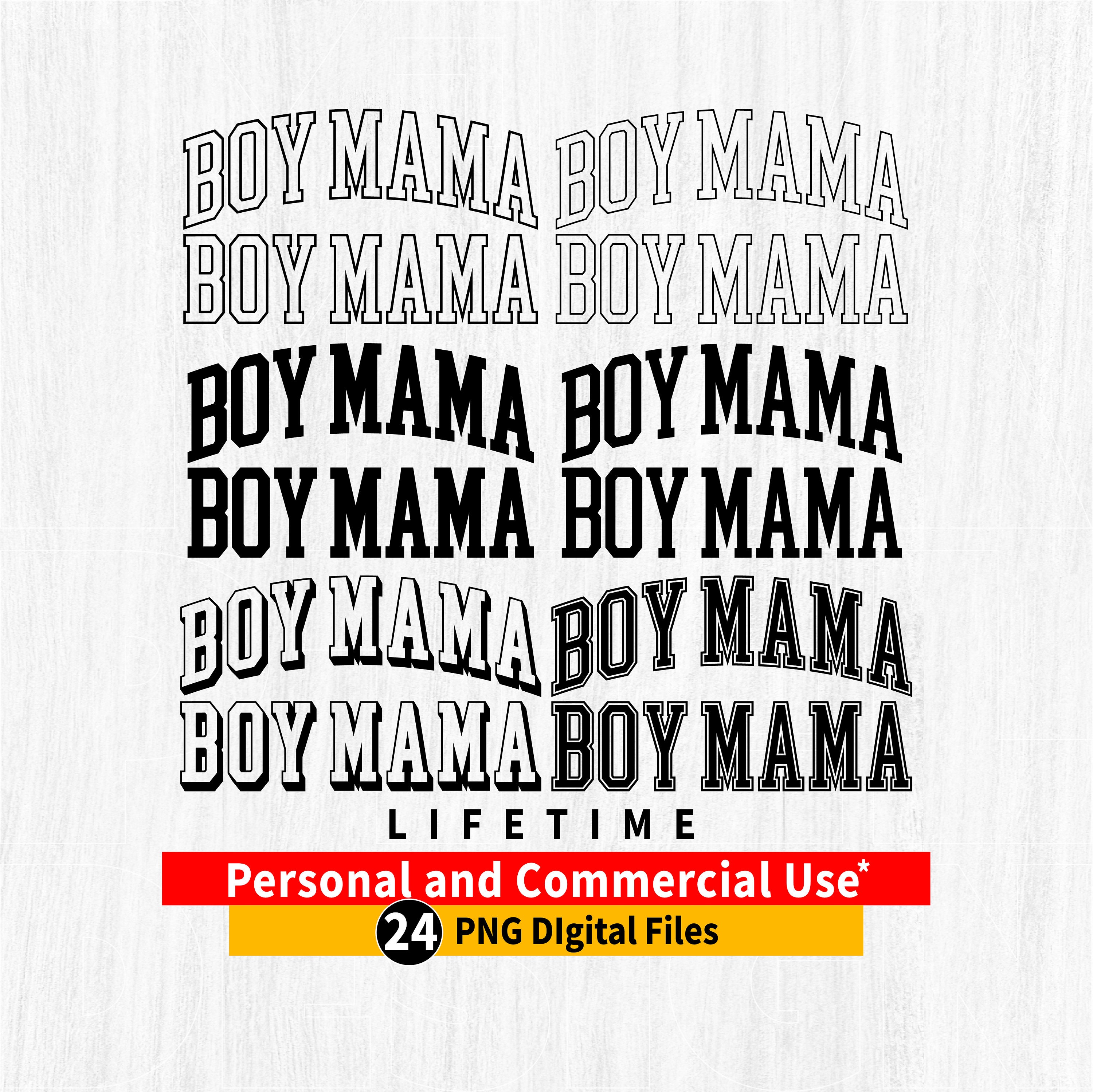 BOY MAMA Png, Boy Mama Varsity Png Bundle, Boy Mama Arched Outline, Boy ...