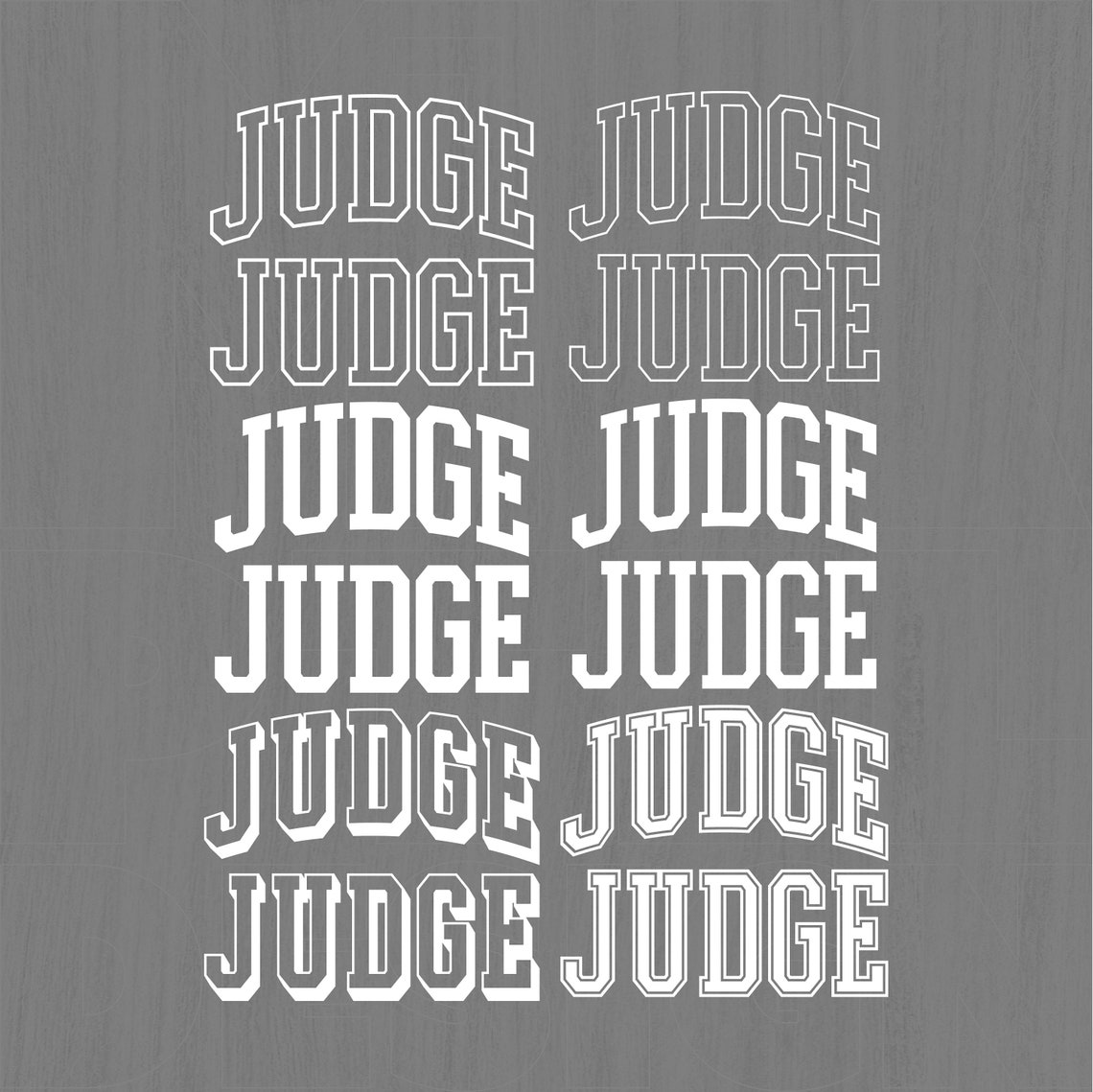 Judge Png, JUDGE Varsity Png Bundle, Judge Varsity Letter, Judge ...