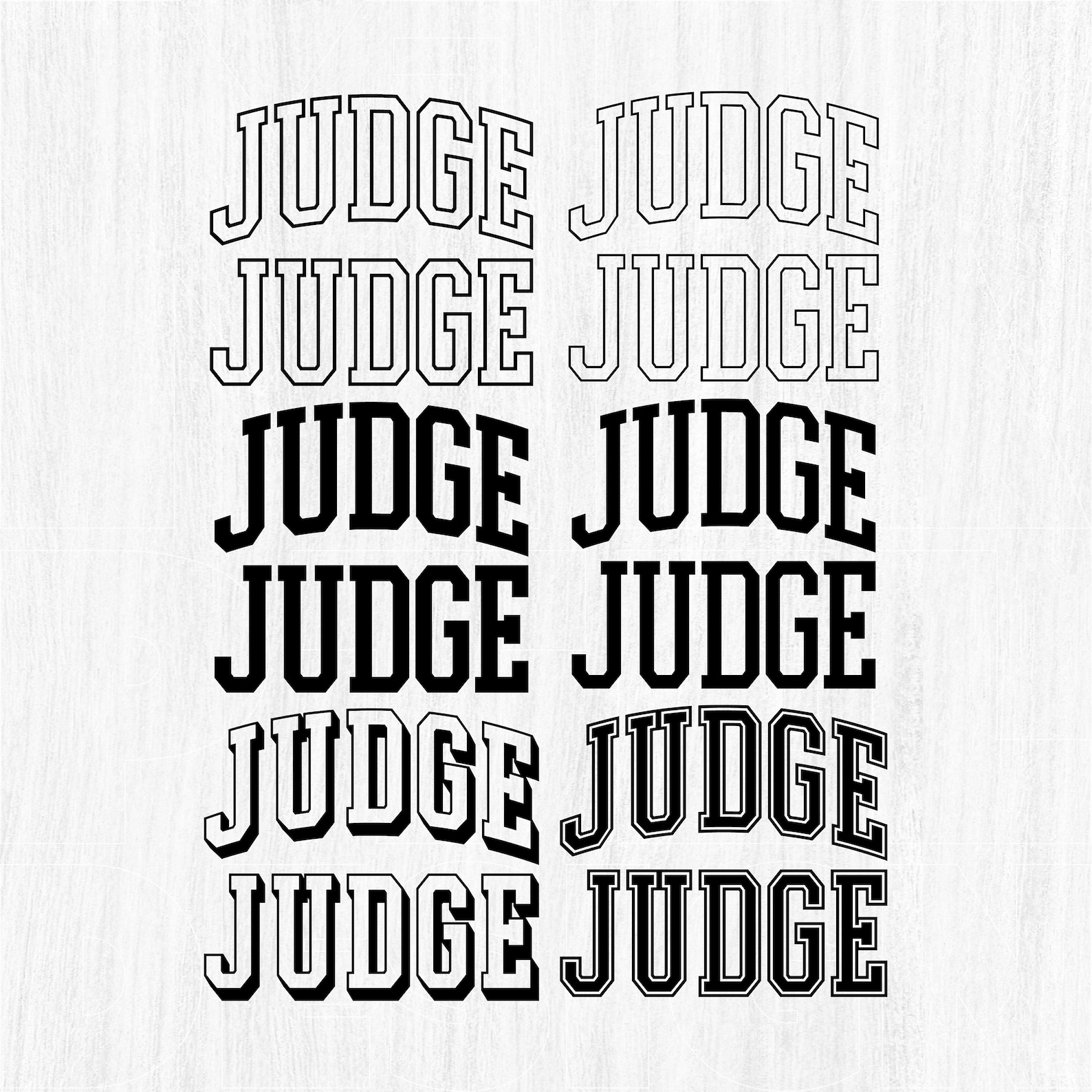 Judge Png, JUDGE Varsity Png Bundle, Judge Varsity Letter, Judge ...