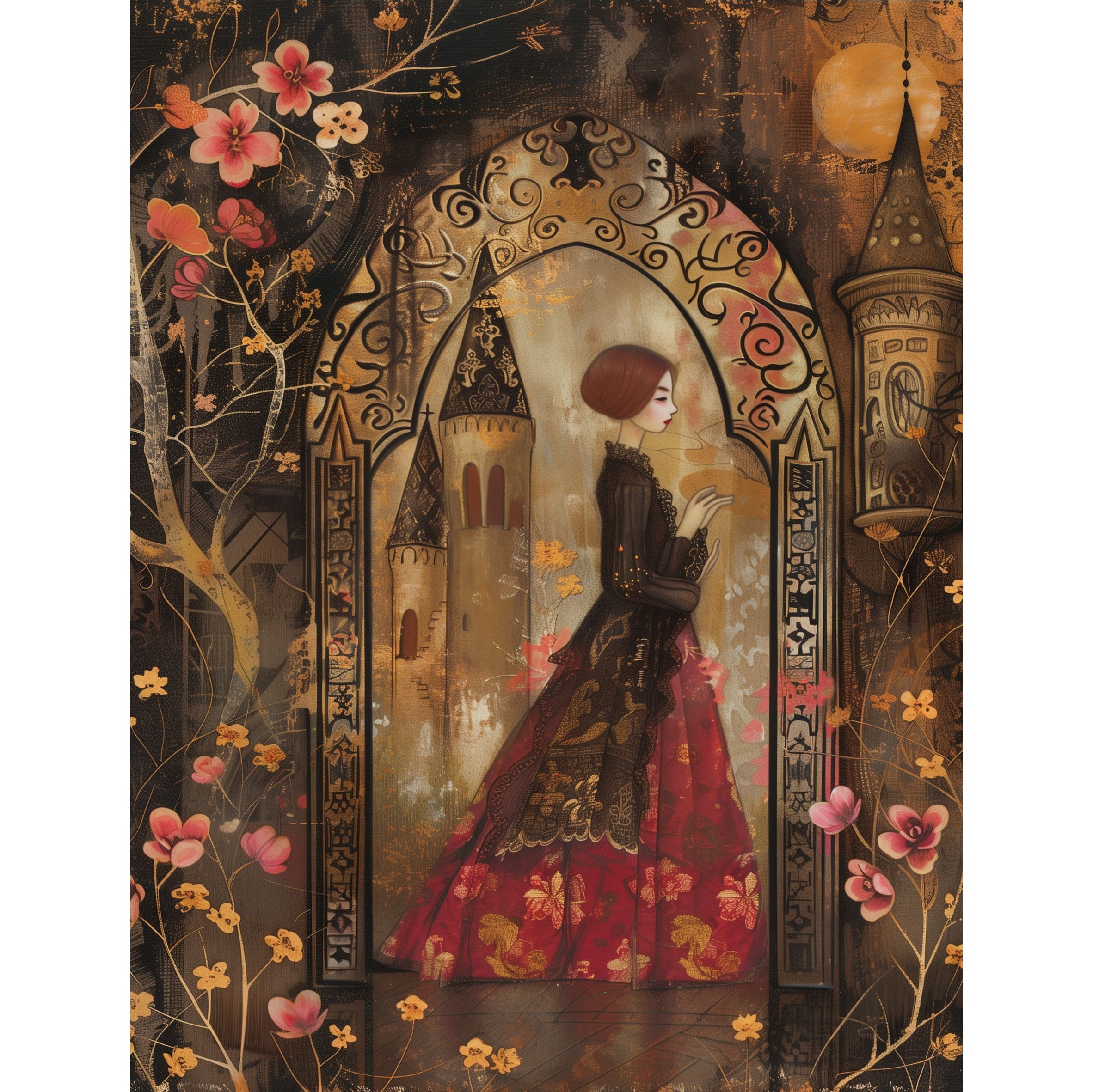 Victorian Gates Decoupage Rice Paper, 8 X 10.5 Inch - for Scrapbooking ...