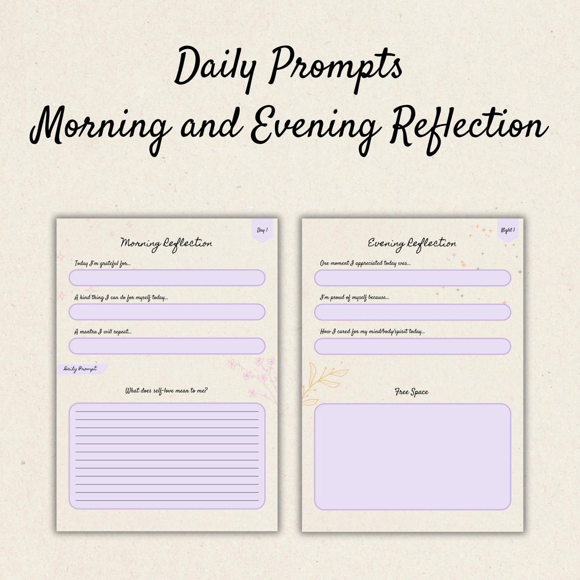 30-day Self-love Journal Printable Daily Guided Journal With Prompts ...