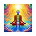 Spiritual Alignment Digital Art Square Stickers, Indoor and Outdoor ...