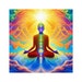 Spiritual Alignment Digital Art Square Stickers, Indoor and Outdoor ...