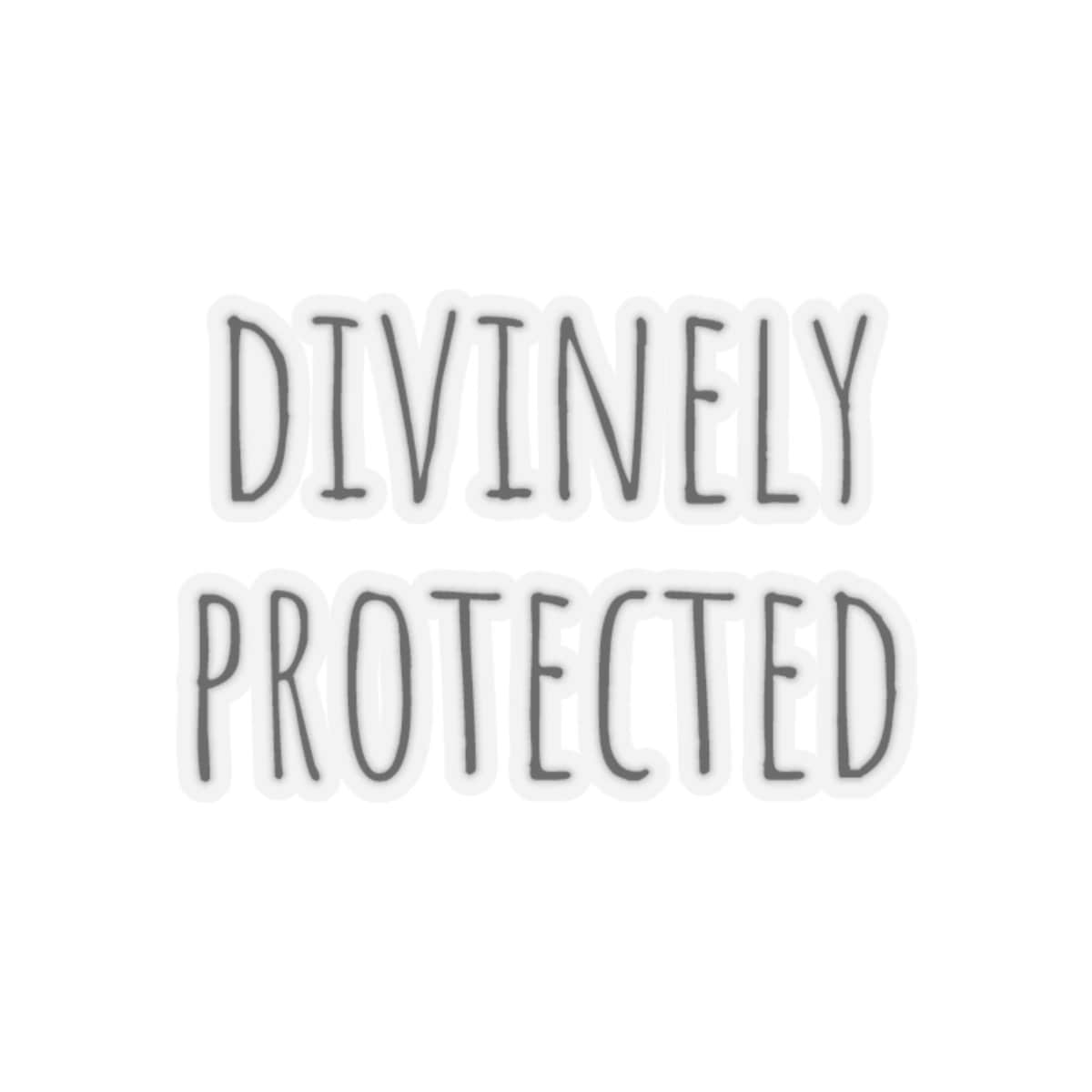 Divinely Protected Waterproof Sticker, Spiritual and Faith Stickers ...