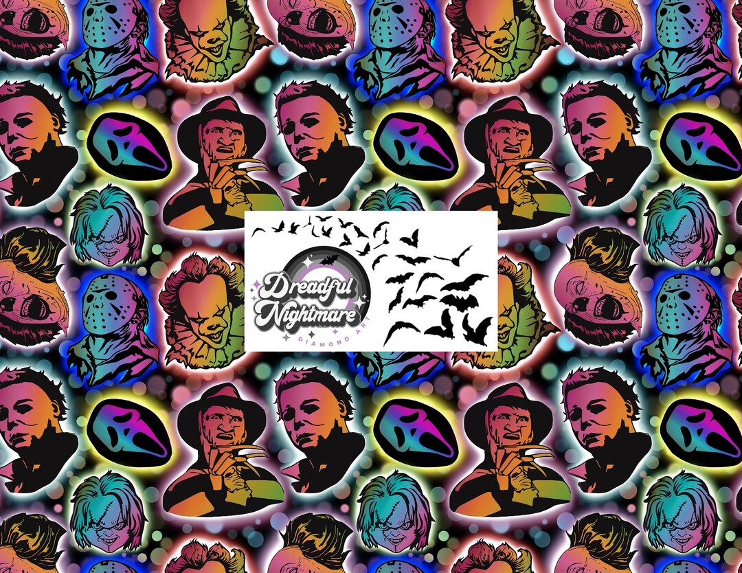 Neon Killers Diamond Art Release Paper - Etsy