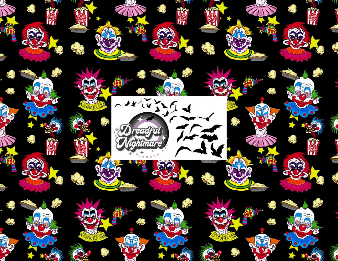 Space Clowns Diamond Art Release Paper - Etsy