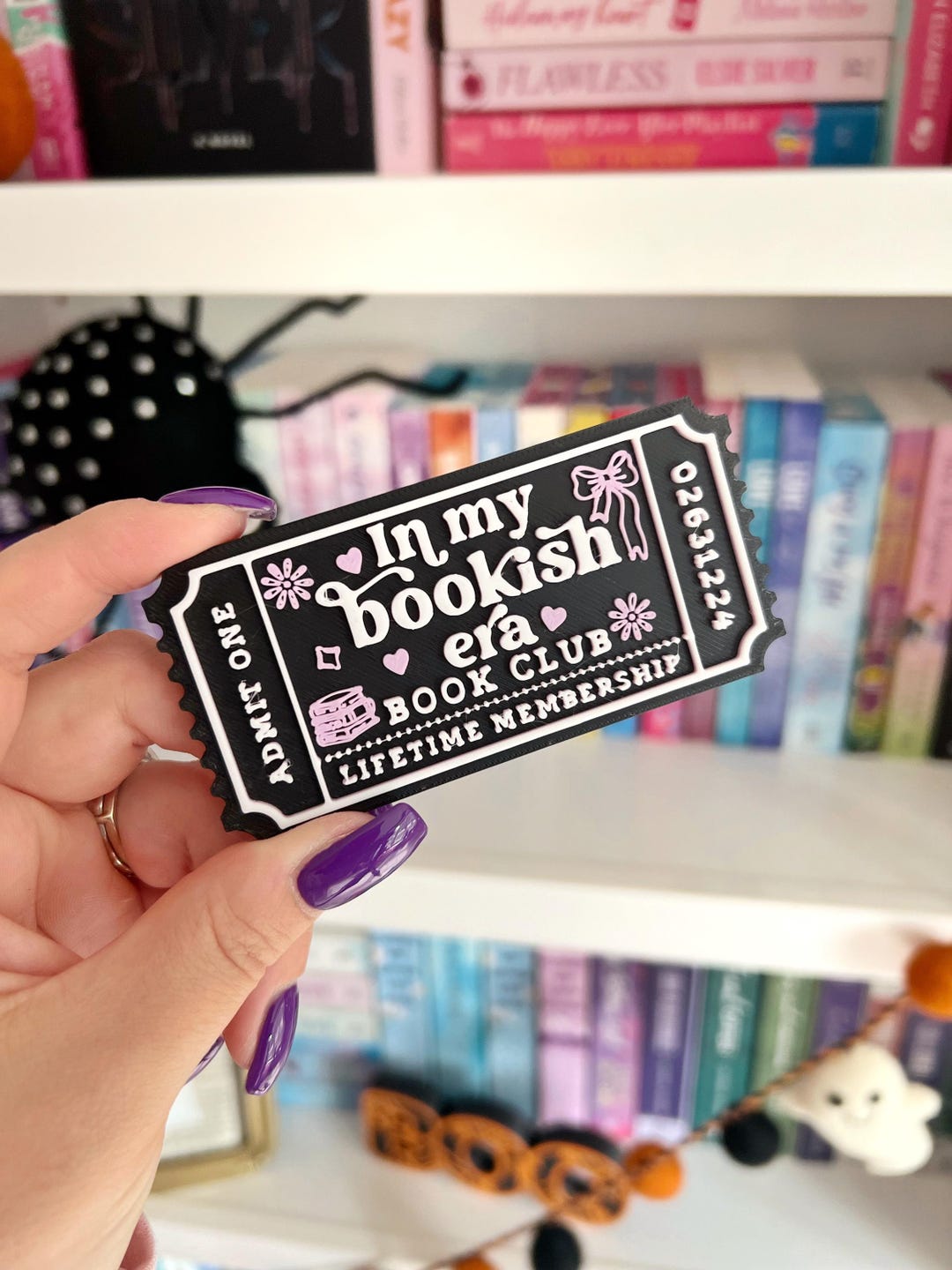 In My Bookish Era - Book Club Lifetime Membership Ticket - Etsy