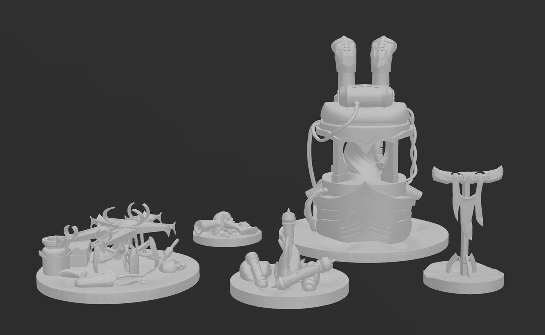 Machines of War Necro Objective Set - Etsy