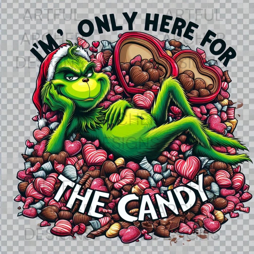 Valentines Day Greedy Grinch is Here for You - Etsy