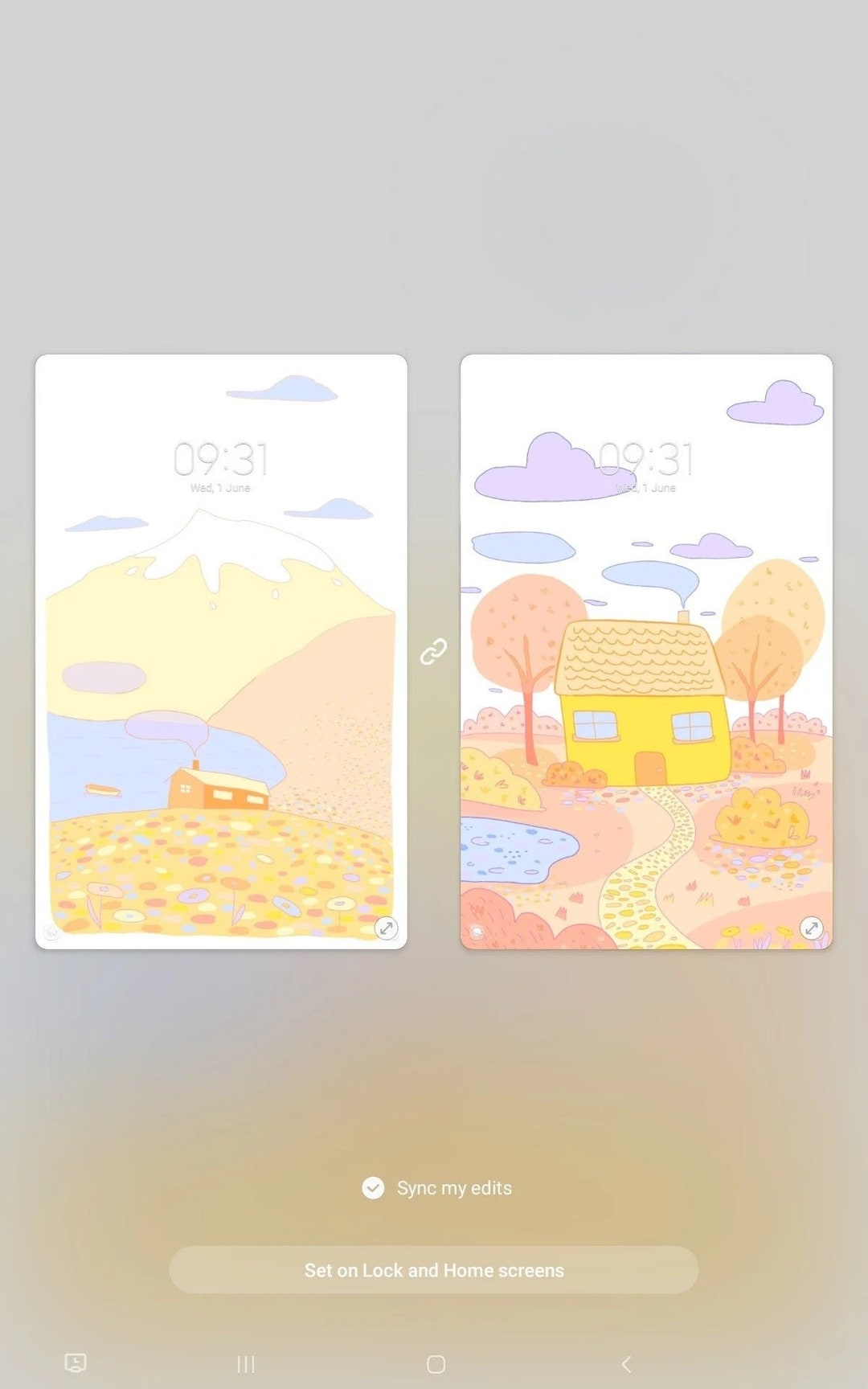 Cute Pastel Cottage Core Wallpaper / Lockscreen / Homescreen for ...