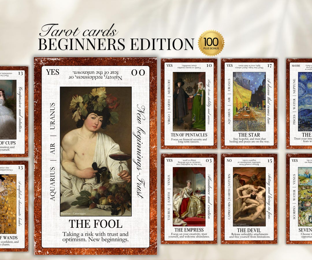 Beginners Tarot Deck, Beginner Tarot Cards, Tarot Card Deck Beginners ...