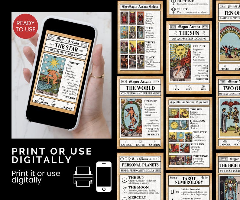 Tarot Deck for Beginners Tarot Guidebook for Beginners 78 Cards Tarot ...