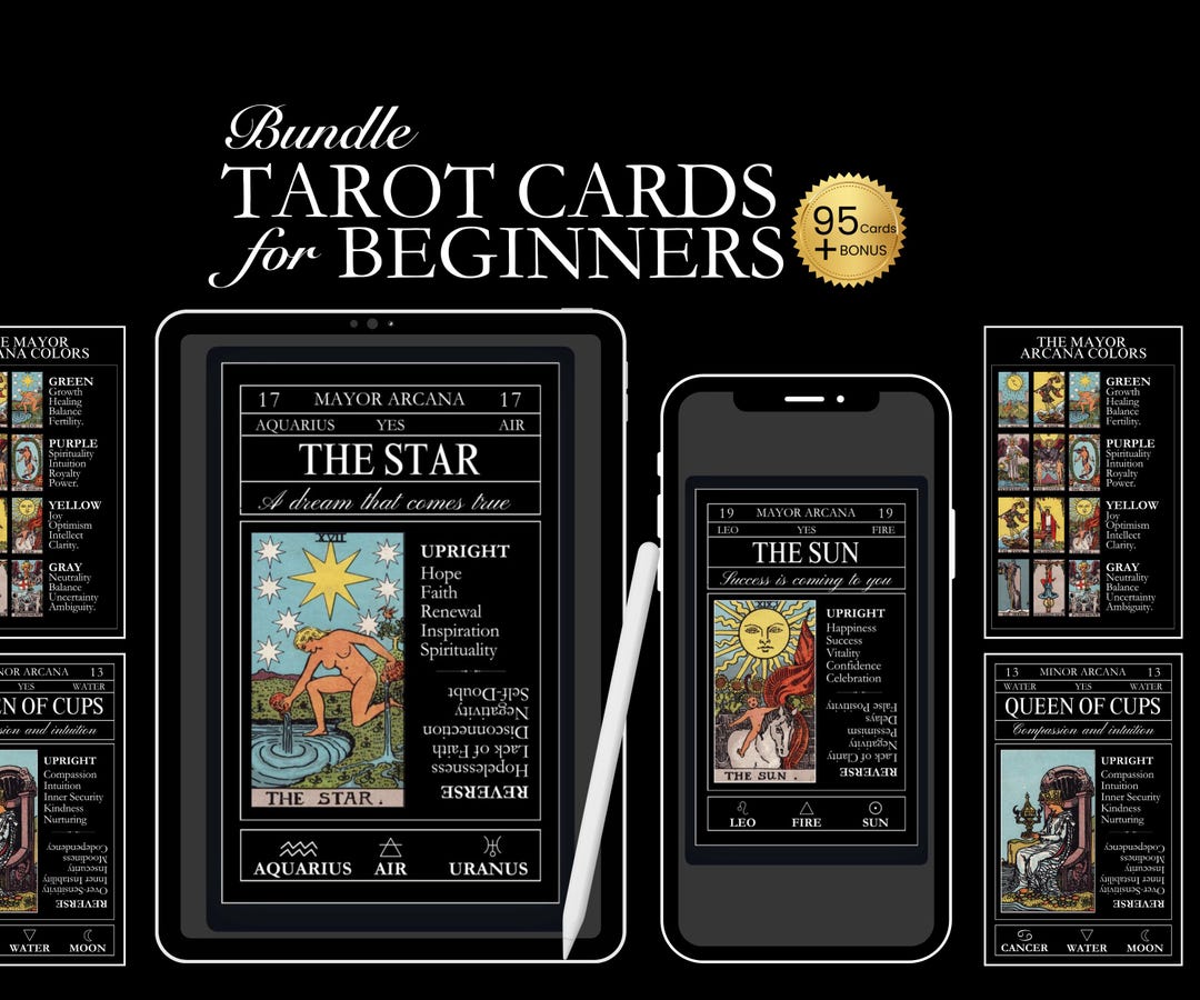 Tarot Deck for Beginners, Beginners Tarot Deck, Beginner Tarot Cards ...