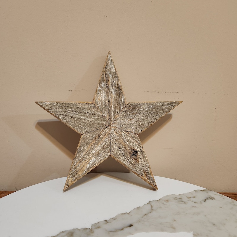 Wood Star Tree Topper - Etsy