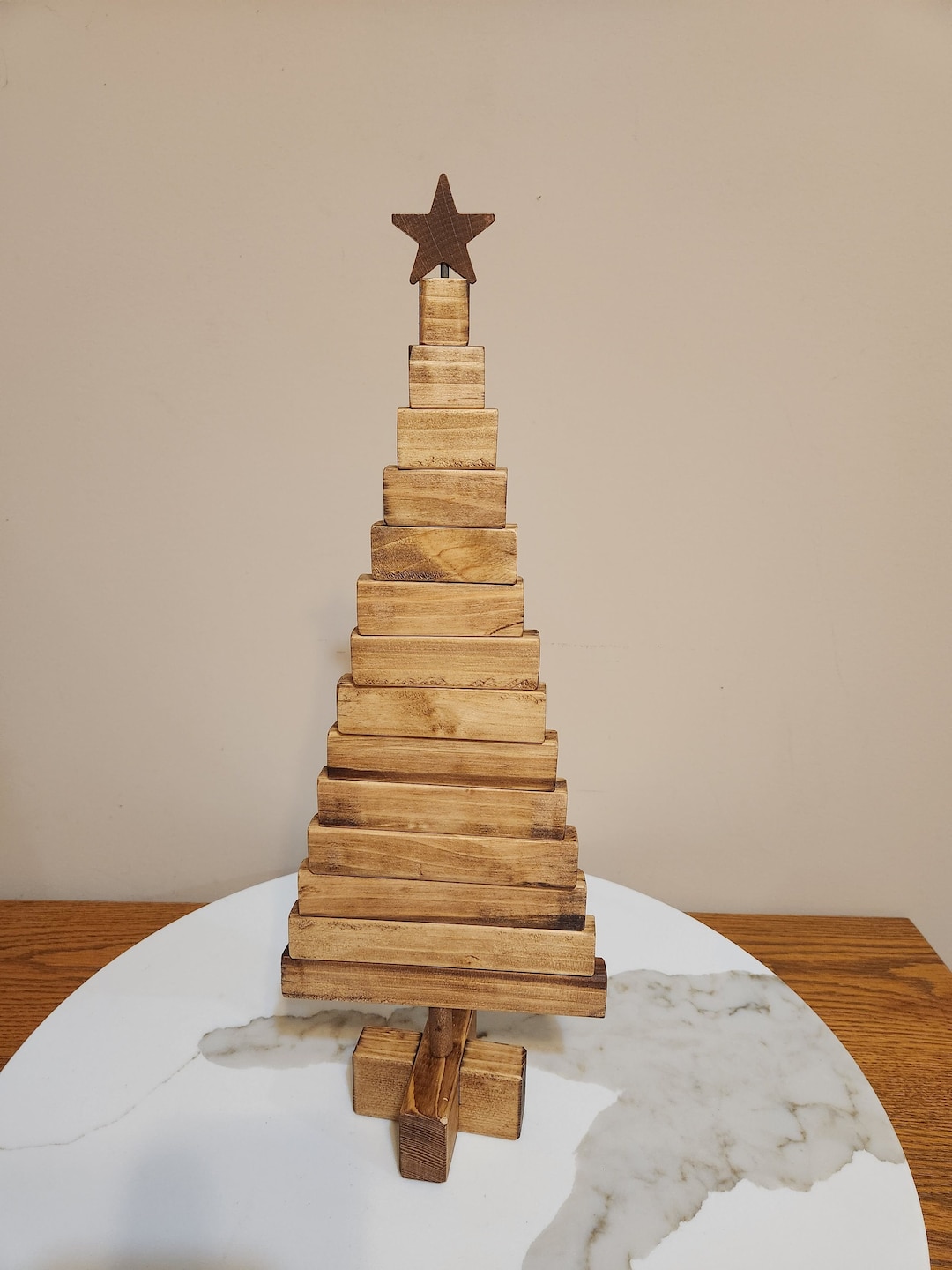Wood Adjustable Christmas Tree - Etsy