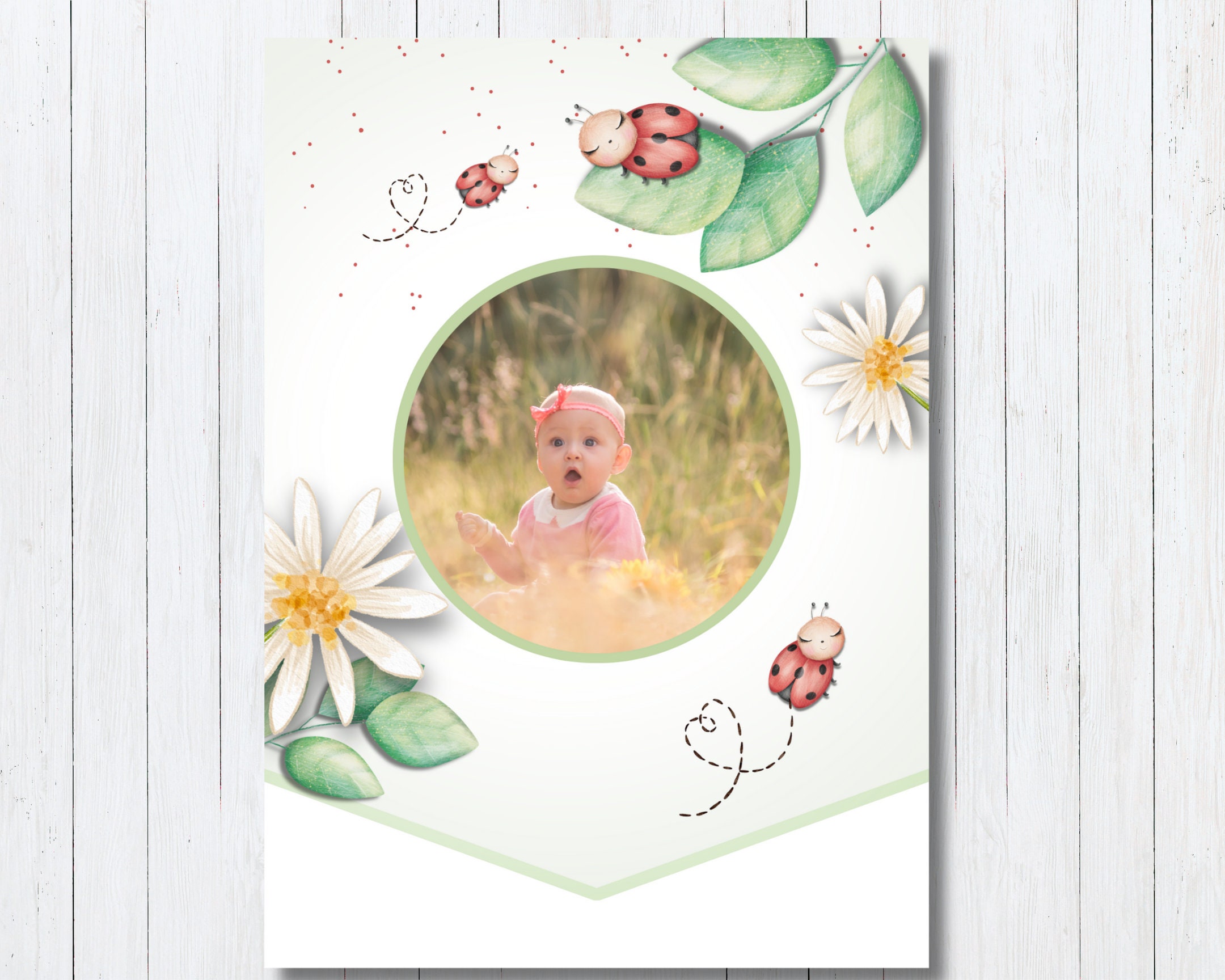 Ladybug Photo Banner, Little Lady Party Decor, Personalized Lady Bug ...