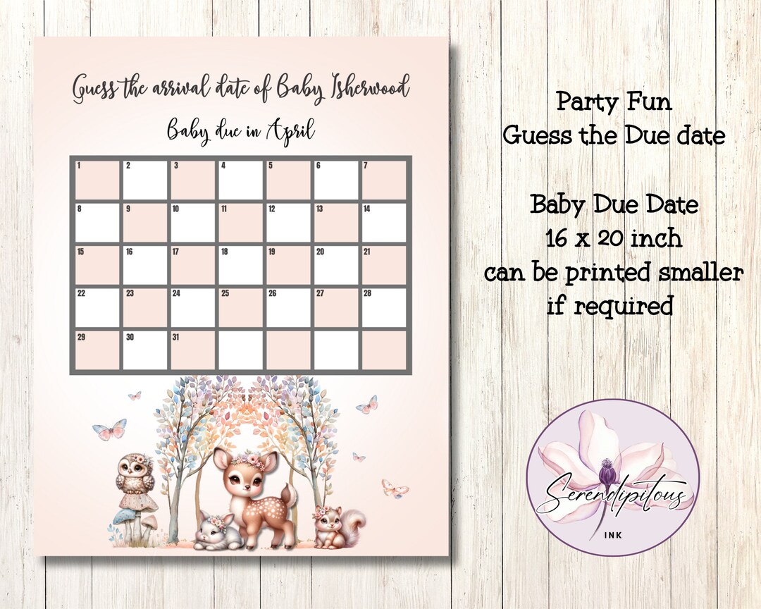Deer Baby Shower Games Bundle, Pink Bambi Printable Activities, Girls ...