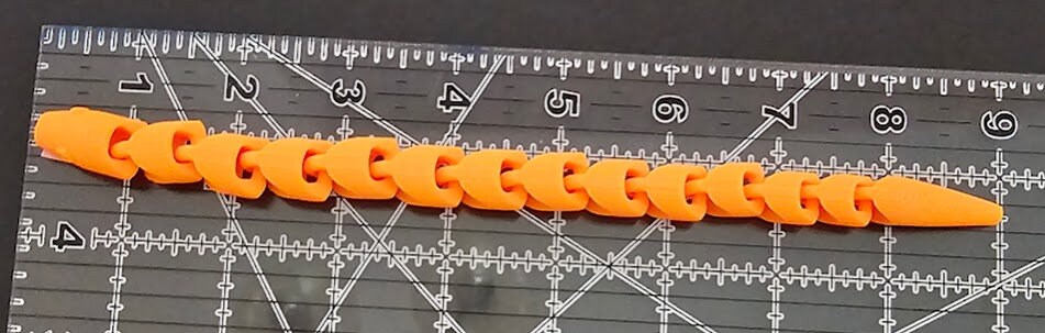 Articulated 3D Printed Baby Snake-flexible Baby Snake - Etsy