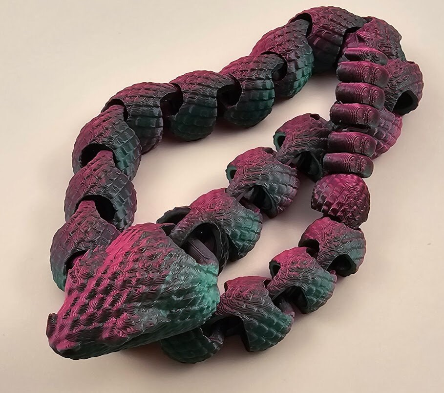 Articulated Rattlesnake-3d Printed - Etsy