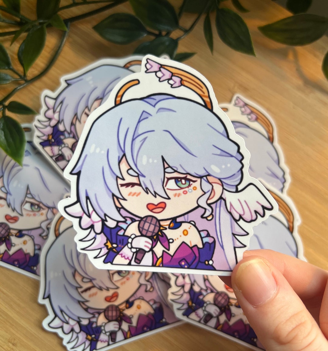 Robin Penacony Sticker, Honkai Star Rail, Cute Chibi Funny, Glossy ...