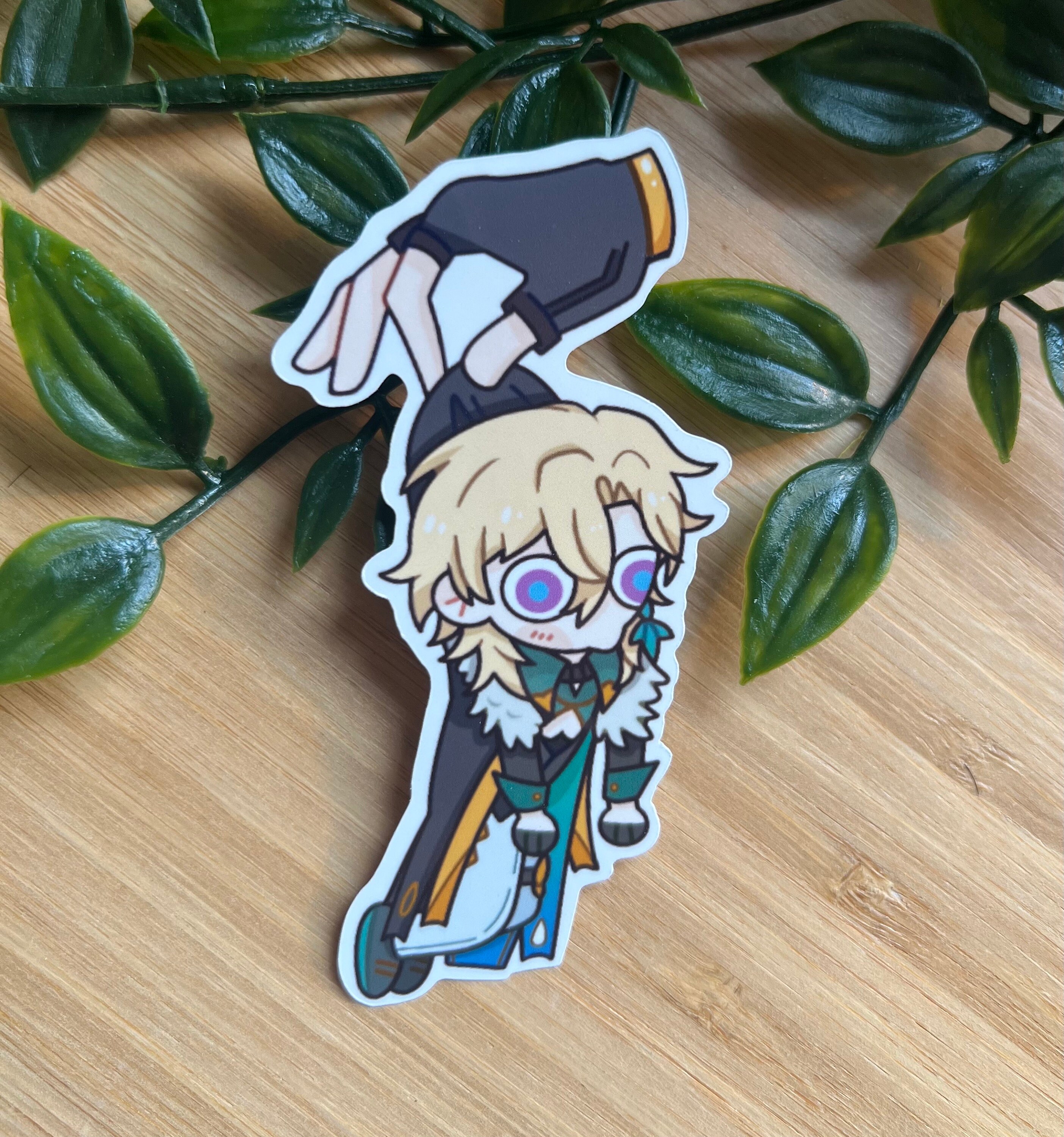 Tiny Aventurine Sticker, Honkai Star Rail, Cute Chibi Funny, Glossy ...