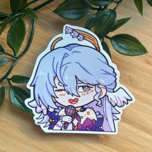 Robin Penacony Sticker, Honkai Star Rail, Cute Chibi Funny, Glossy ...