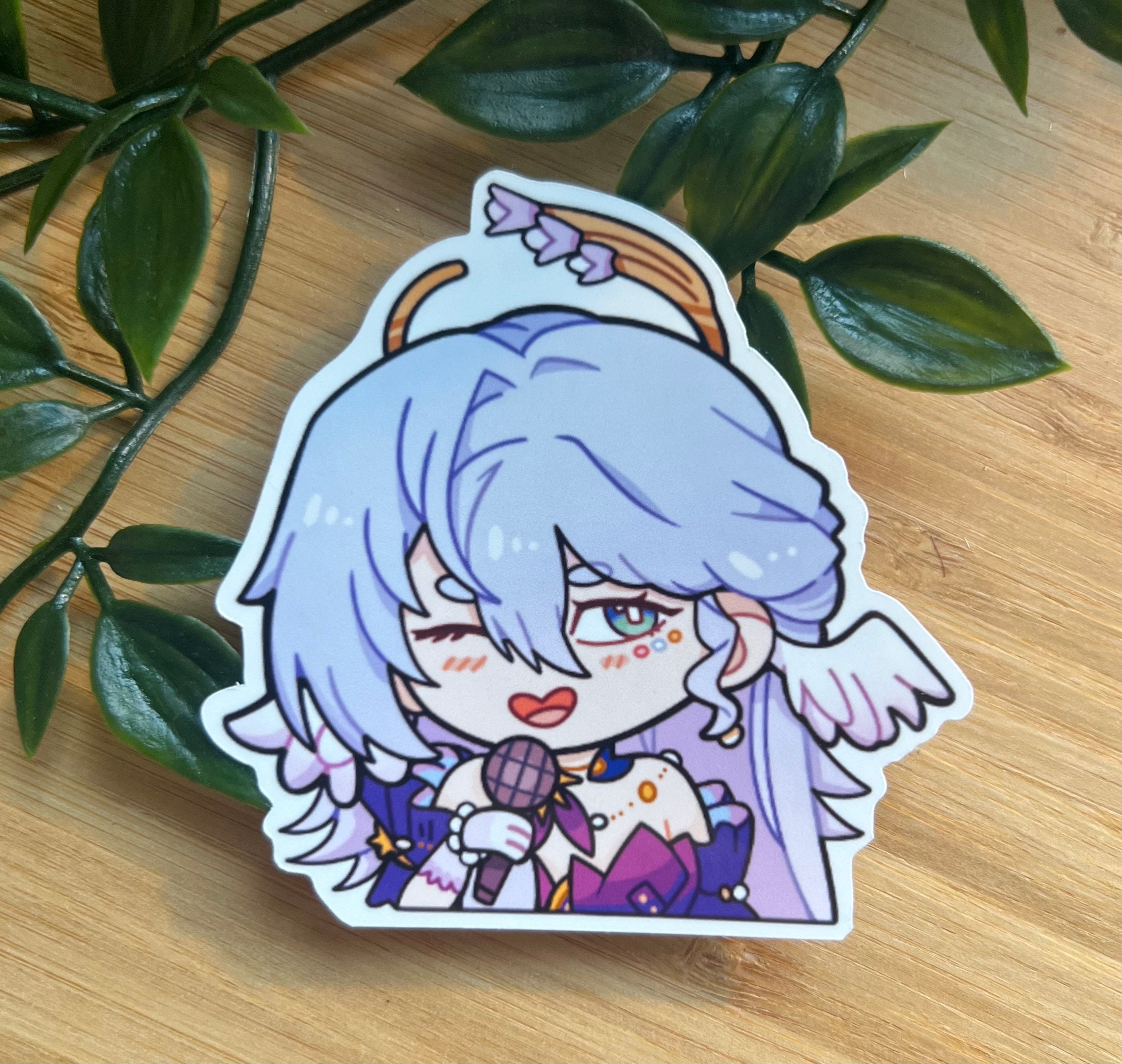 Robin Penacony Sticker, Honkai Star Rail, Cute Chibi Funny, Glossy ...