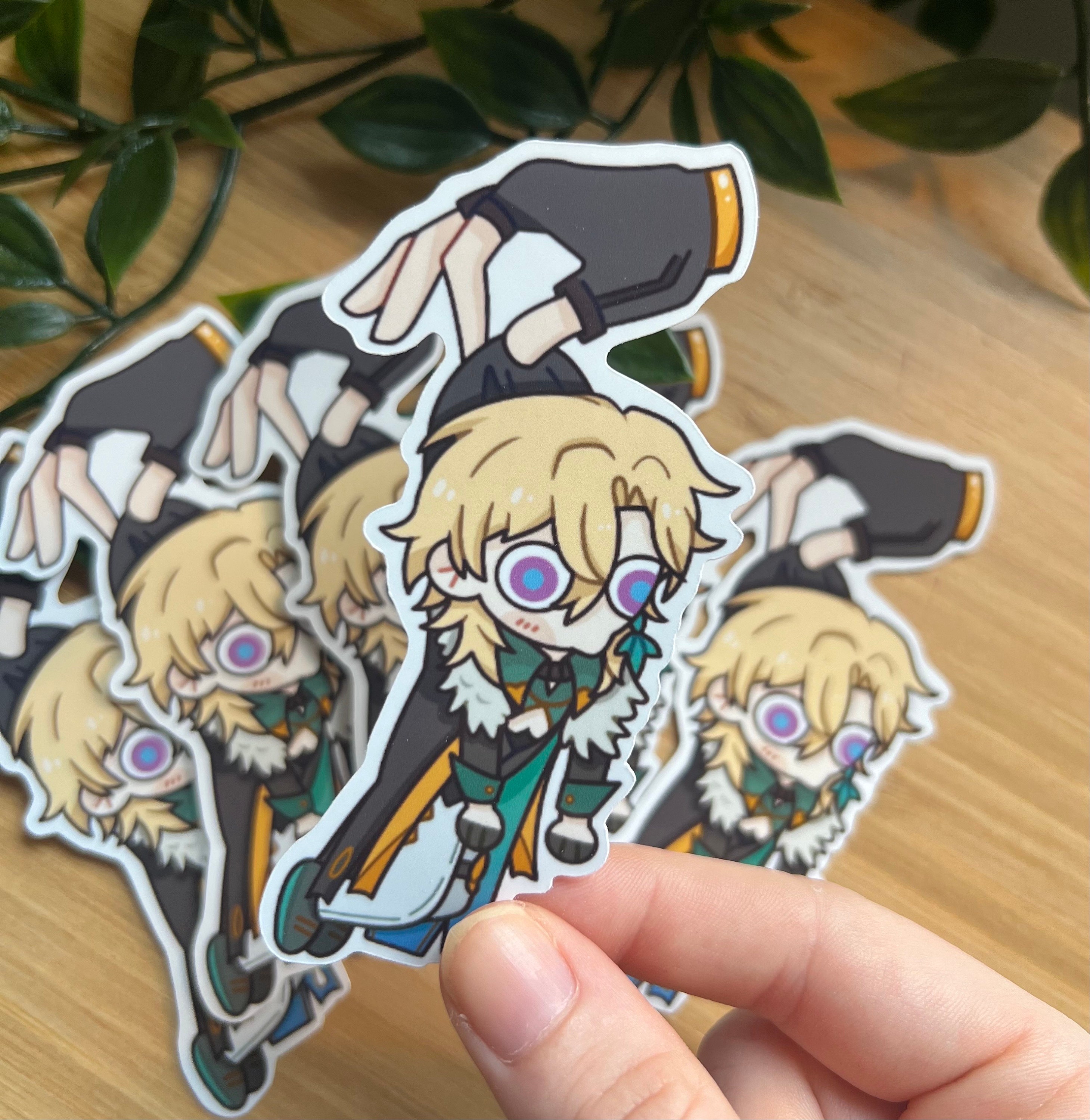 Tiny Aventurine Sticker, Honkai Star Rail, Cute Chibi Funny, Glossy ...