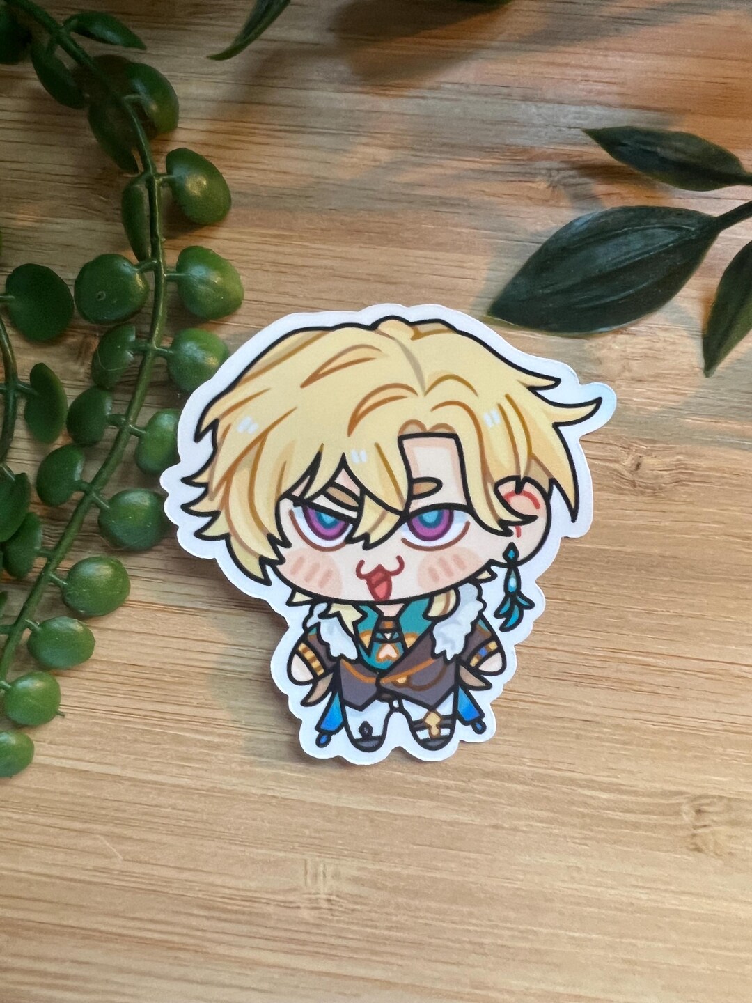 Aventurine Honkai Star Railchibi Sticker, 2inch Cute, Glossy Vinyl ...