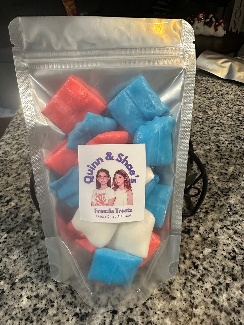 Freeze Dried Airheads, Blue Raspberry, Cherry, Watermelon, Mystery ...