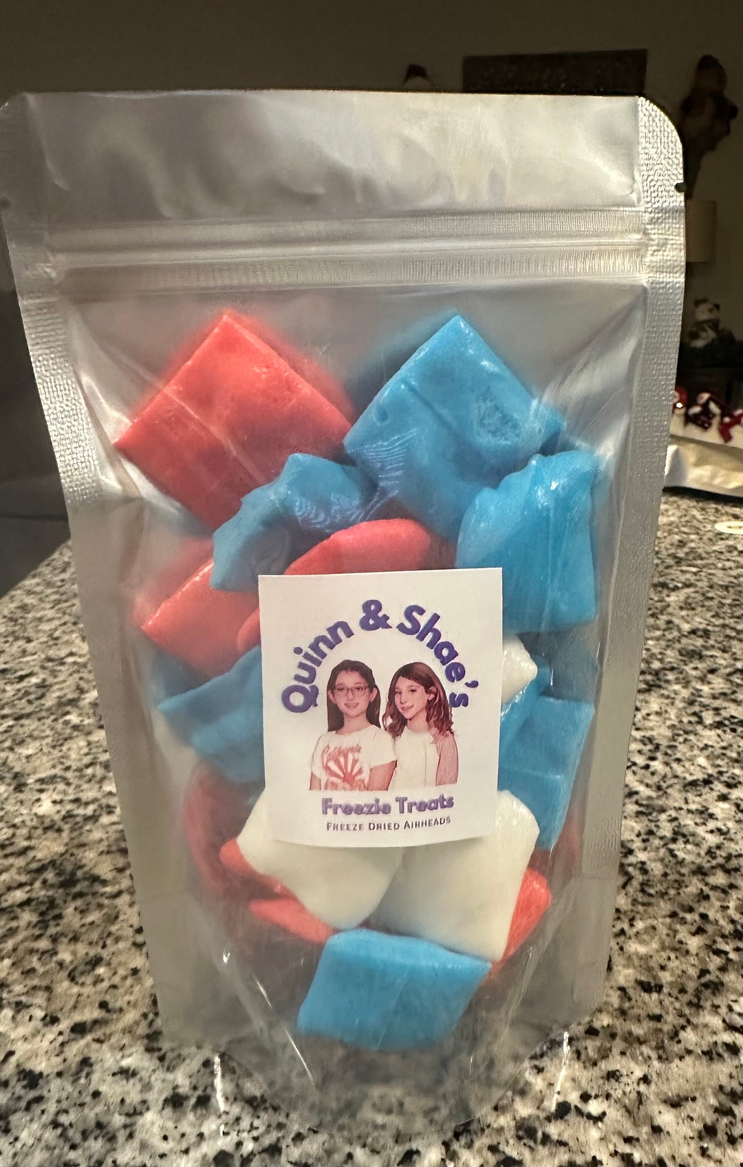 Freeze Dried Airheads, Blue Raspberry, Cherry, Watermelon, Mystery ...