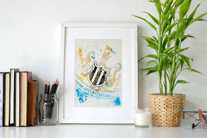 Newcastle United Crest: Digital Download of Iconic Badge in True Club ...