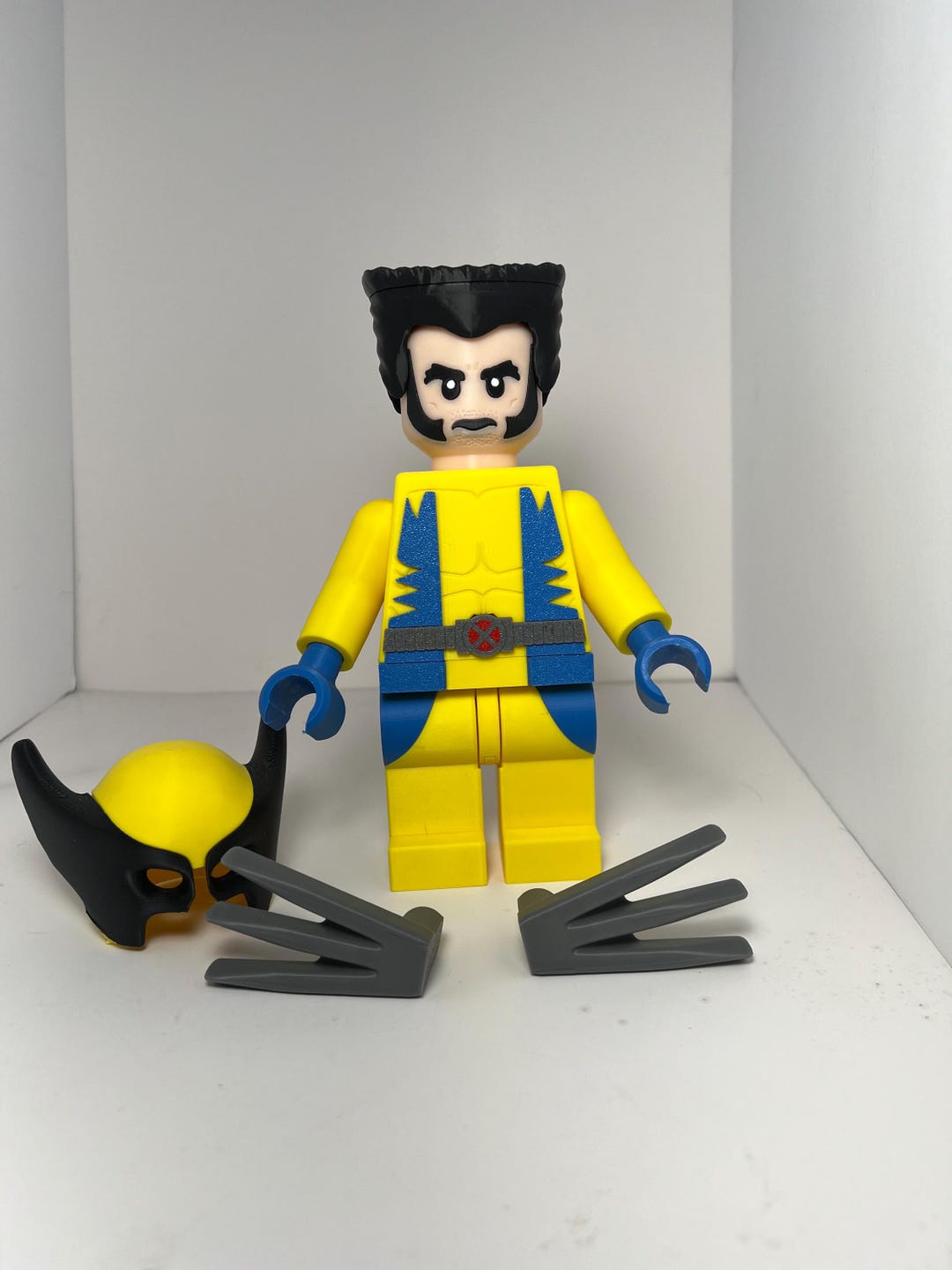 3D Printed Big Brick Logan Figurine - Etsy