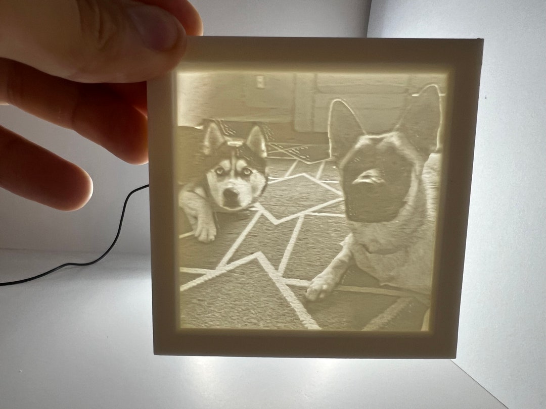 Custom 3D Printed Lithophane Keychains - Etsy