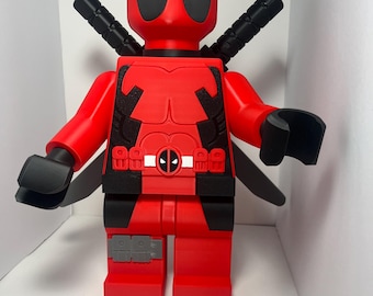 3D Printed Deadpool Cowboy Minifigure - Etsy