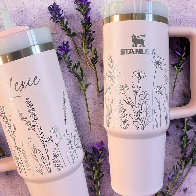 Floral Stanley Cup - Etsy