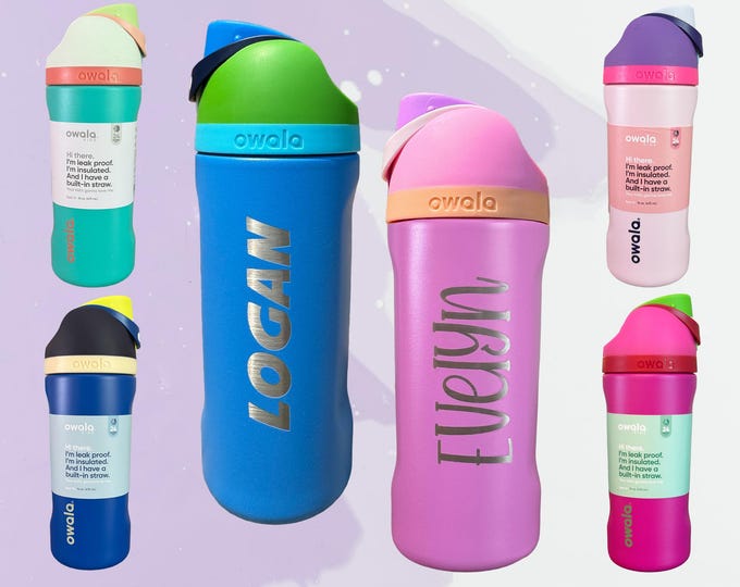 Custom Engraved Owala Bottle-deep Sea Owala-40oz Owala-engraved Owala ...