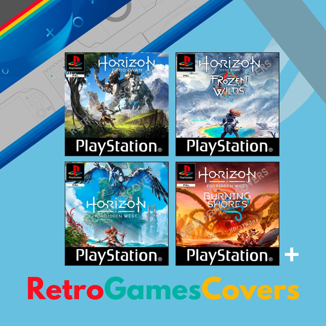 Horizon PS5 Playstation 5 on PS1 Game Covers European Version horizon ...