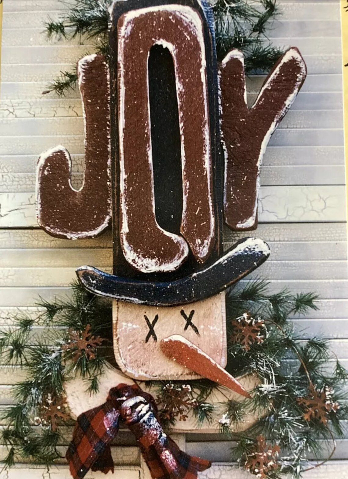 Decorative Tole Painting Pattern Packet: Joy Snowman 28 Tall by Jodi ...