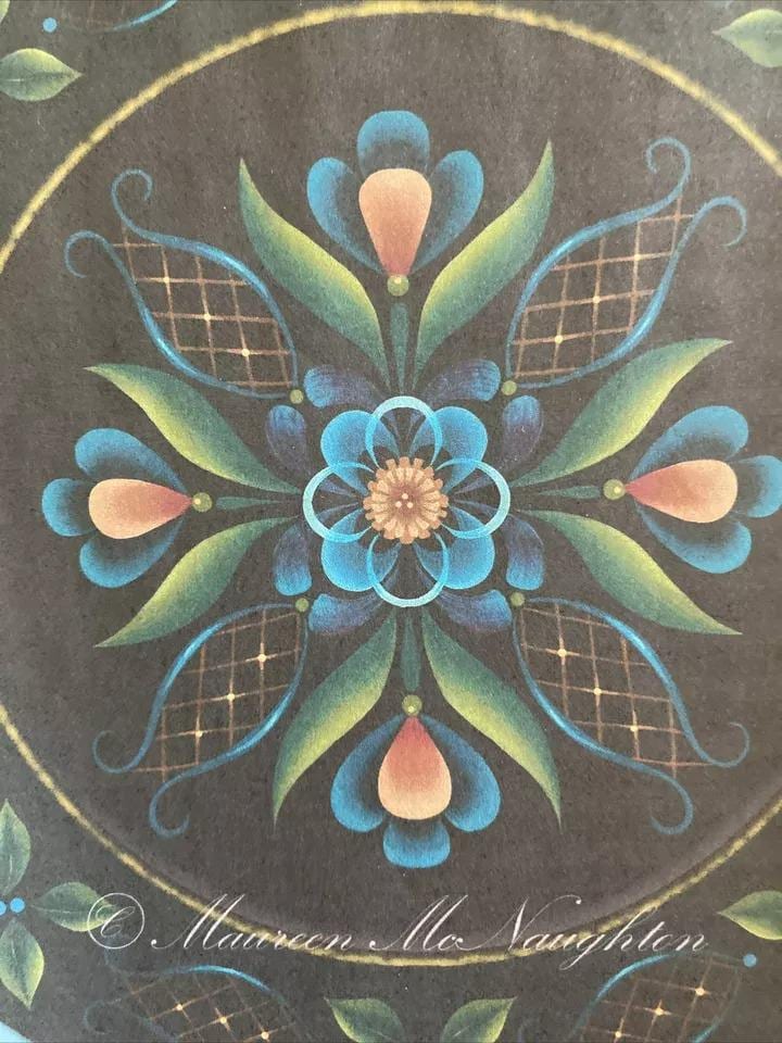 Tole Painting Pattern : Norwegian Folk Art by Maureen Mcnaughton - Etsy