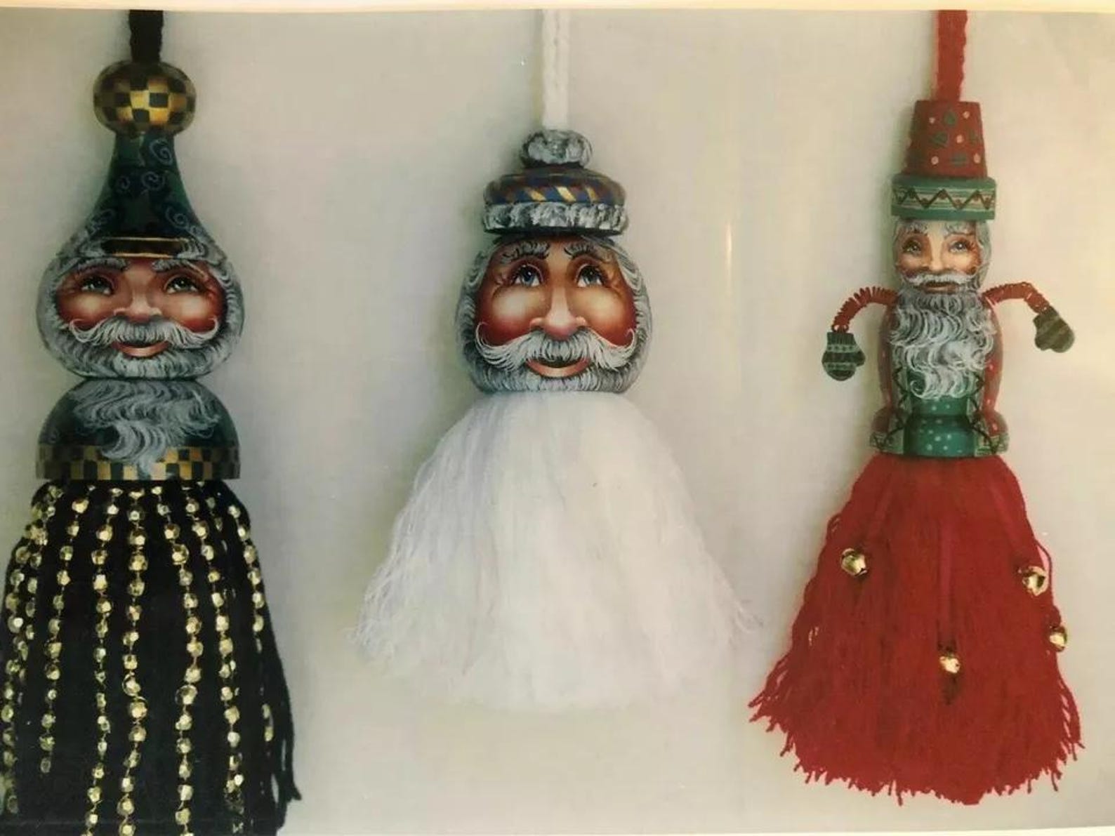 Vintage Tole Painting Pattern Packet: Santa Tassels 4 by Susie Wolfe - Etsy