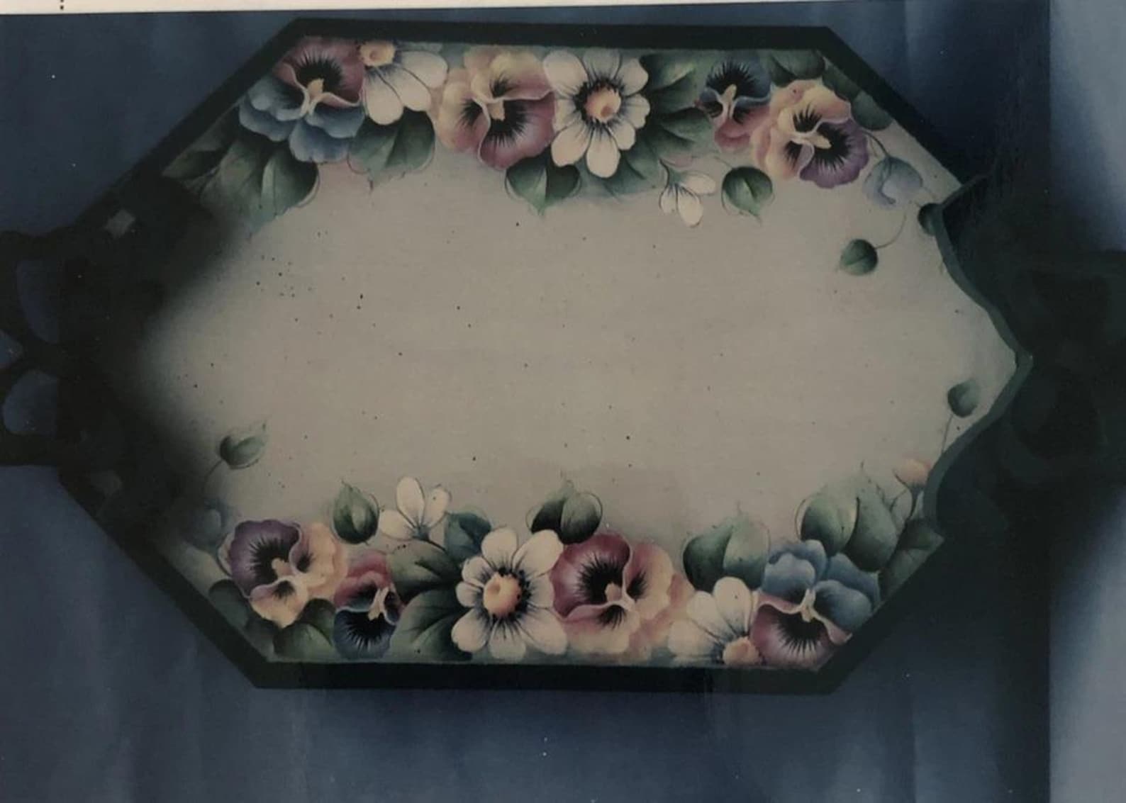 Vintage Tole Painting Pattern Packet: Pansy and Daisy Tray by Gigi ...